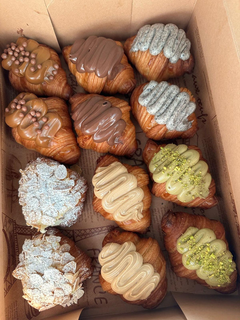 Mini Croissant Box (12) – Pastry Art LLC
